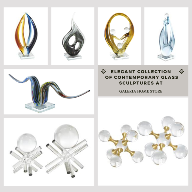 The magic effect of glass sculptures for home decor – Galeria Home Store