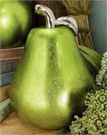Shop 9" Ceramic Green Apple/Pear Set of Two Home Decor - Galeria Home Store