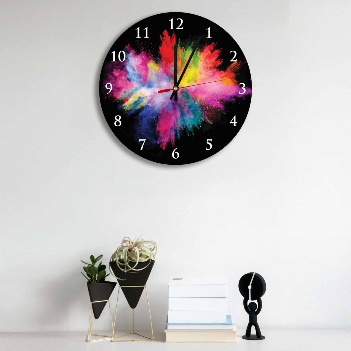 Shop Color Splash Round/Square Acrylic Wall Clock - Galeria Home Store
